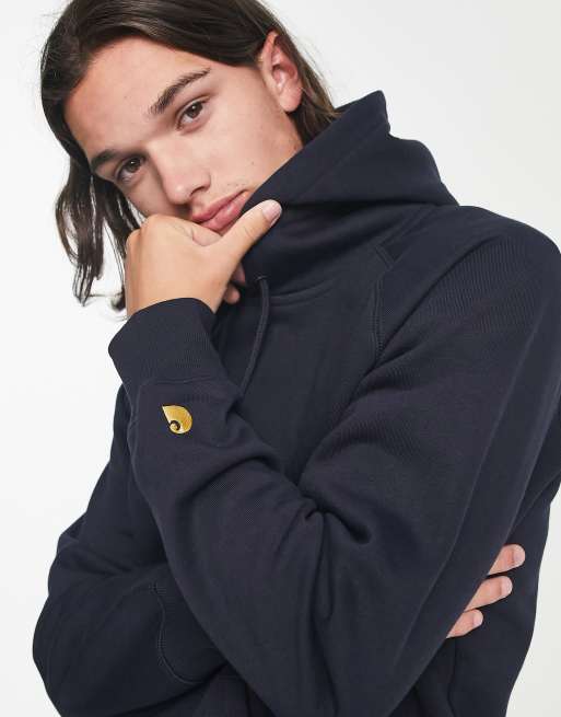 Carhartt Wip Chase Sweat à Capuche Bleu Marine Asos