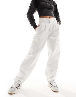 Carhartt WIP - Collins - Pantalon cargo décontracté - Blanc | ASOS