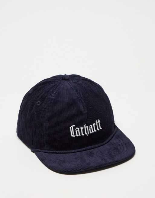 Carhartt Wip Letterman Cap In Navy Asos