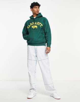 Carhartt WIP locker hoodie in green | ASOS