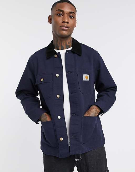 Carhartt WIP Michigan coat in dark navy | ASOS Carhartt WIP Michigan coat in dark navy | ASOS