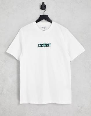 Carhartt WIP - Multi Star Script - Hvid T-shirt med broderi | ASOS