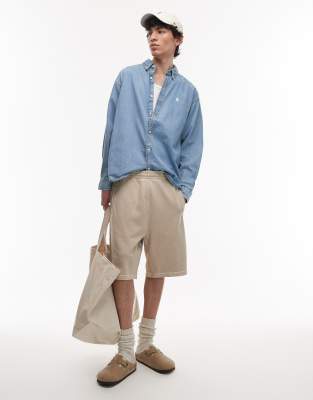 Carhartt WIP - Nelson - Pantaloncini della tuta beige | ASOS