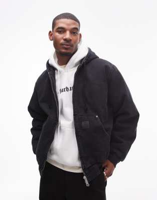 Carhartt WIP OG active rivet jacket in black | ASOS