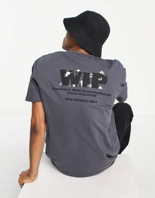 Carhartt WIP - Pest Control - T-shirt - Gris | ASOS
