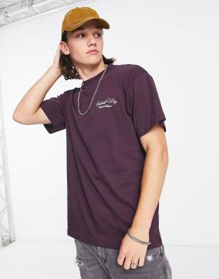 Carhartt WIP Vinto t-shirt in purple | ASOS