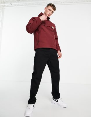 Carhartt WIP winter nimbus pullover jacket in burgundy | ASOS