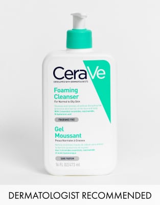 CeraVe - Schuimende Cleanser voor normale tot vette Huid 473 ml | ASOS
