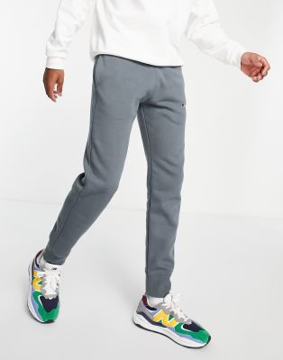 Champion small logo trackies in blue | ASOS