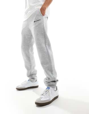 Champion small logo trackies in grey | ASOS