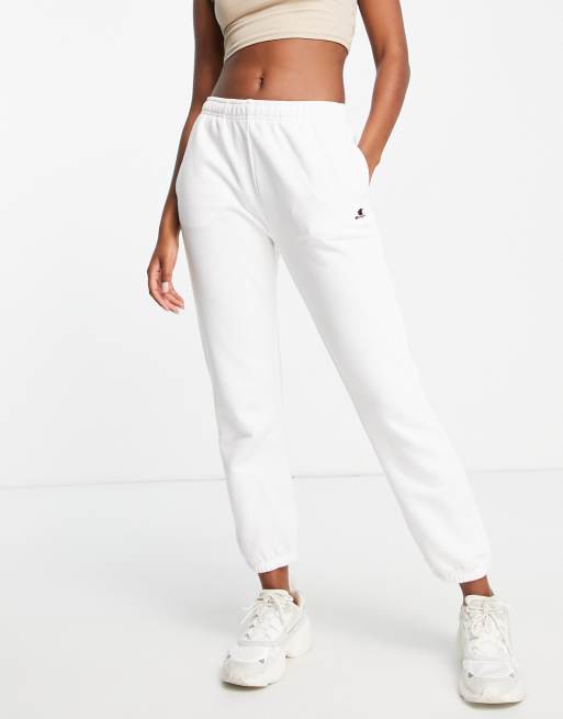 Champion trackies with small logo in white | ASOS