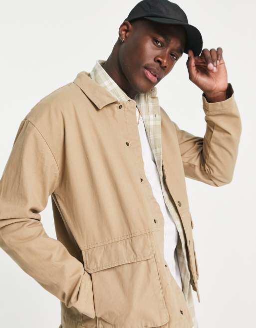 Chaqueta Beis Estilo Worker De Only And Sons Asos