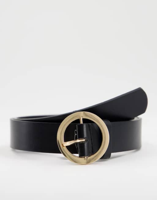 Cinturón Negro Para Vaqueros De Svnx Asos