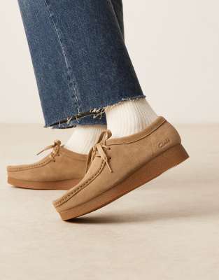 Clarks Originals – Wallabee Evo – Mörkbruna skor i mocka | ASOS