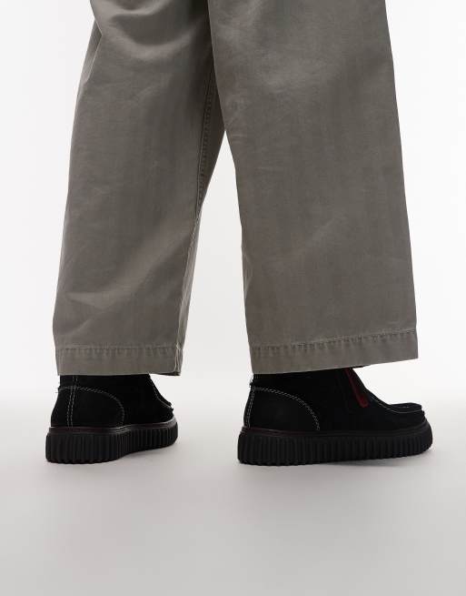 Clarks x Stranger Things Torhill Hi boot in black suede | ASOS