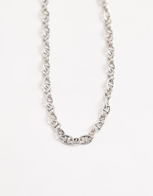 Classics 77 detailed chain link necklace in silver | ASOS