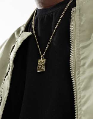 Classics 77 luna chain necklace in gold | ASOS