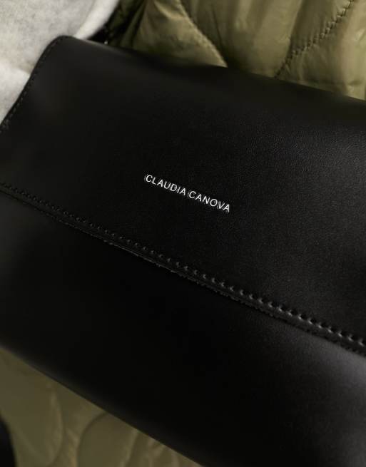 Claudia Canova a-line crossbody bag in black | ASOS