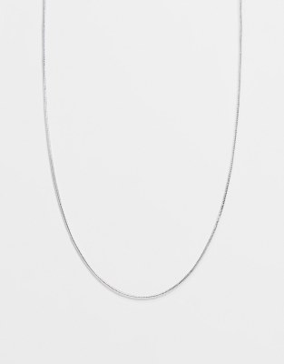 Collar plateado de estilo cola de topo de WFTW | ASOS