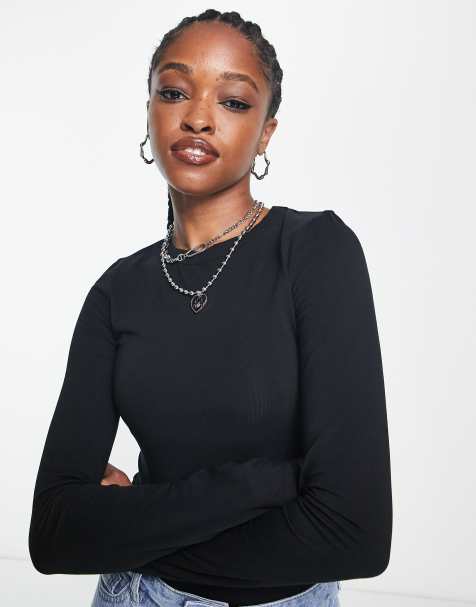 Women's Tops | Black, V Neck & High Neck Tops | ASOS