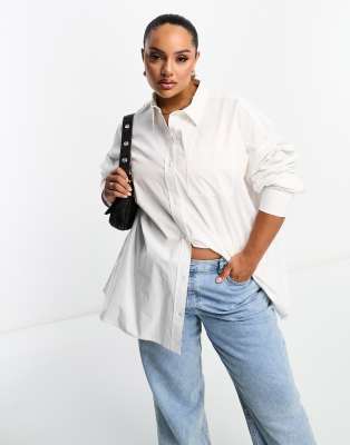 COLLUSION Plus - Chemise oversize - Blanc | ASOS