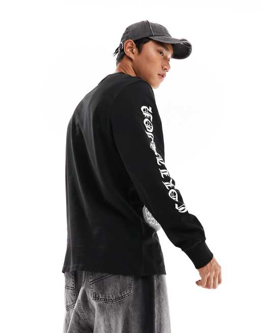 COLLUSION Printed sweat with face graphic in black | ASOS