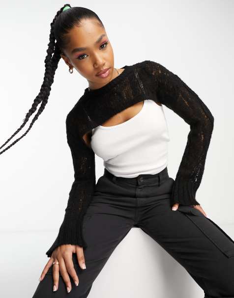 Page 2 - Pulls Courts | Pulls Courts en Maille Noirs | ASOS