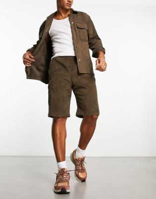 COLLUSION - Short cargo à cordon - Marron | ASOS