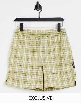 COLLUSION Unisex - Short à carreaux - Beige | ASOS