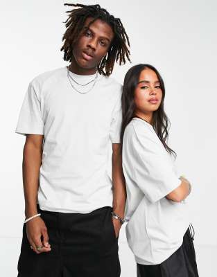 COLLUSION Unisex T-shirt in light gray | ASOS