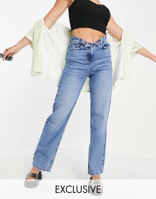 Open Fly Jeans