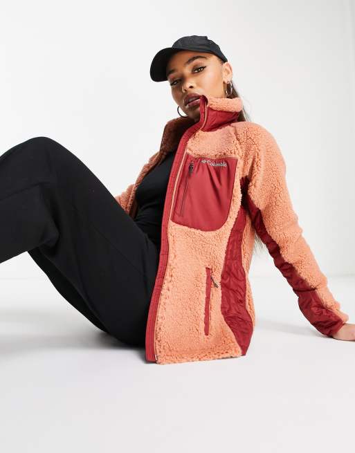 Columbia Archer Ridge II full zip fleece in pink | ASOS