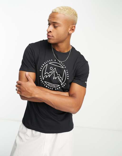 Columbia rapid ridge graphic t-shirt in black | ASOS