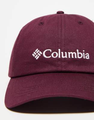 Columbia Unisex ROC II ball cap in burgundy | ASOS