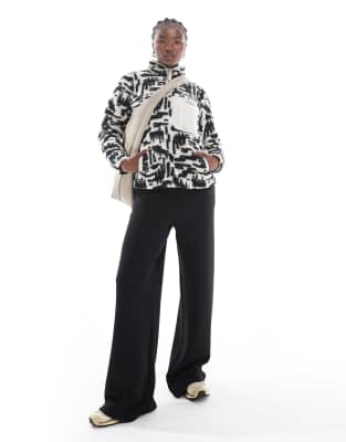 Columbia West Bend zip sweat in dark stone highland tonal | ASOS