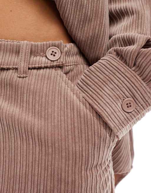 Conjunto color visón de pana Mix & Match de ASOS DESIGN | ASOS