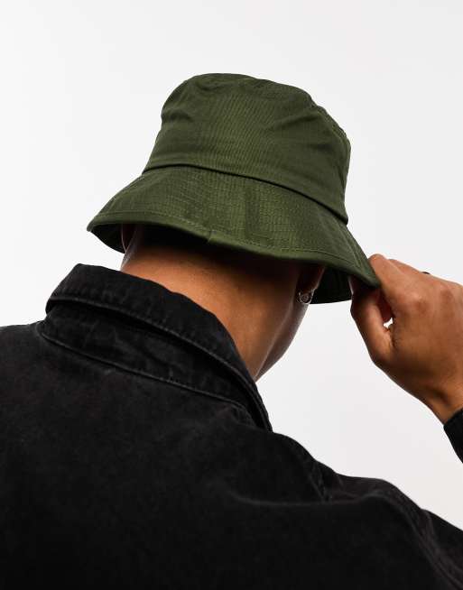 Consigned bucket hat in khaki | ASOS
