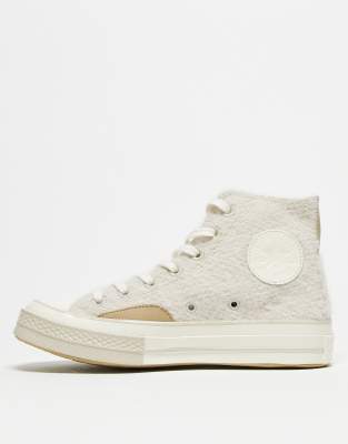 Converse Chuck 70 Cozy Utility sneakers in beige | ASOS
