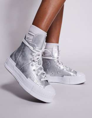 Converse Chuck 70 Plus Sneakers In Silver | ModeSens