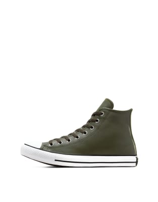 Converse Chuck Taylor All Star Hi in moss green | ASOS