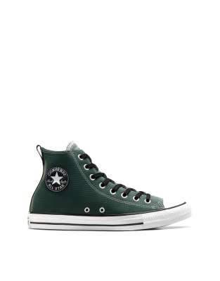 Converse Chuck Taylor All Star hi sneakers in green | ASOS