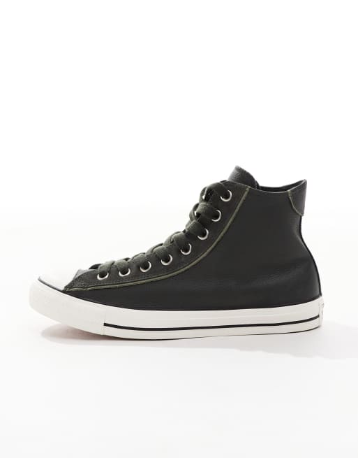 Converse Chuck Taylor All Star Hi Wide Fit sneakers in khaki | ASOS