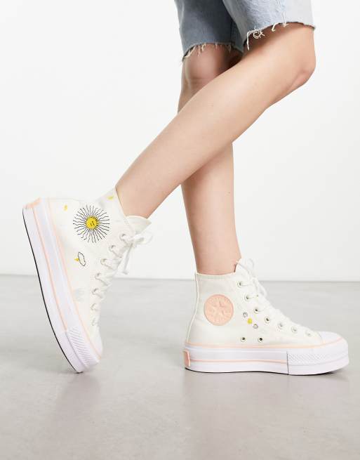 Converse - Chuck Taylor All Star Lift Hi - Sneakers alte bianche e ...