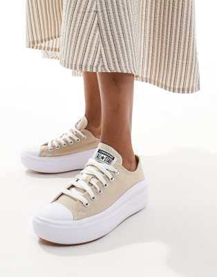Converse - Chuck Taylor All Star Move Ox - Baskets - Crème | ASOS