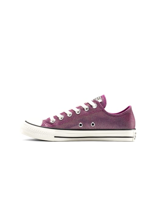 Converse Chuck Taylor All Star trainers in purple sparkle | ASOS