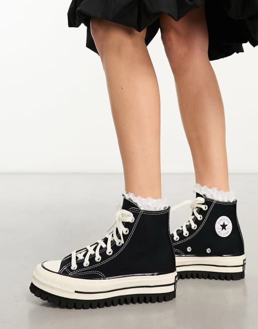 Converse CT70 Trek Hi sneakers in black | ASOS