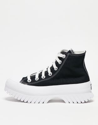 Converse Lugged Hi trainers in black | ASOS