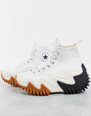 Converse Run Star Motion Hi trainers in white | ASOS