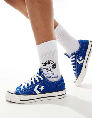 Converse Star Player 76 Ox trainers in blue | ASOS