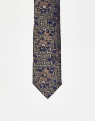 Corbata multicolor con estampado floral de Harry Brown | ASOS
